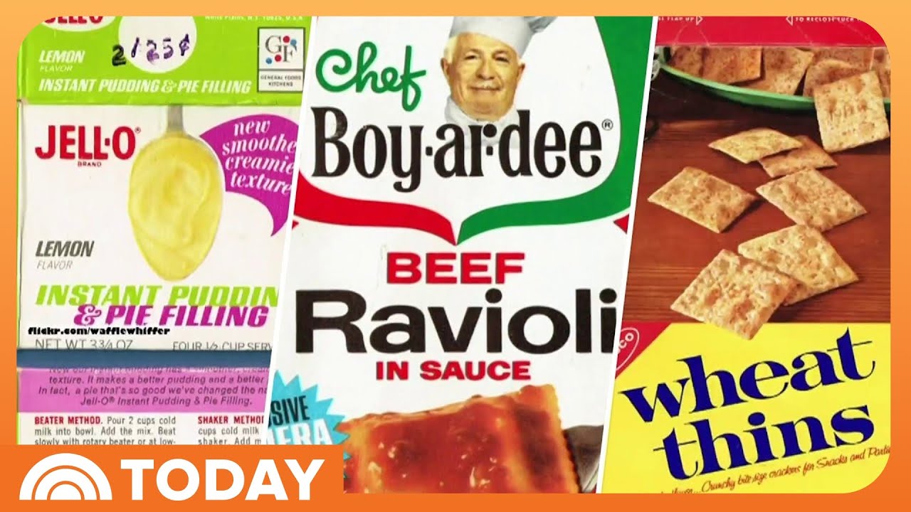 See how food ingredients have changed over the years - YouTube