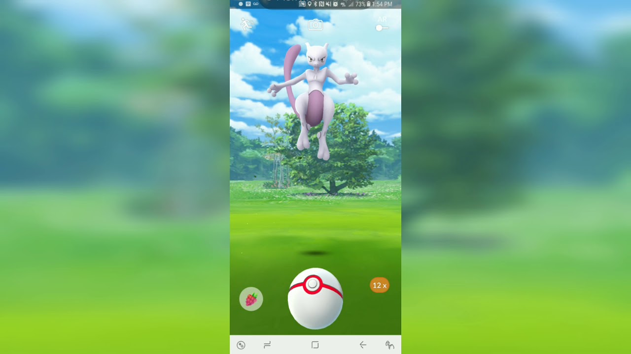 Pokémon GO Mewtwo Raid Battle | Windy Weather Boosted - YouTube