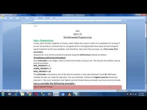 Thread Priority in Java - YouTube