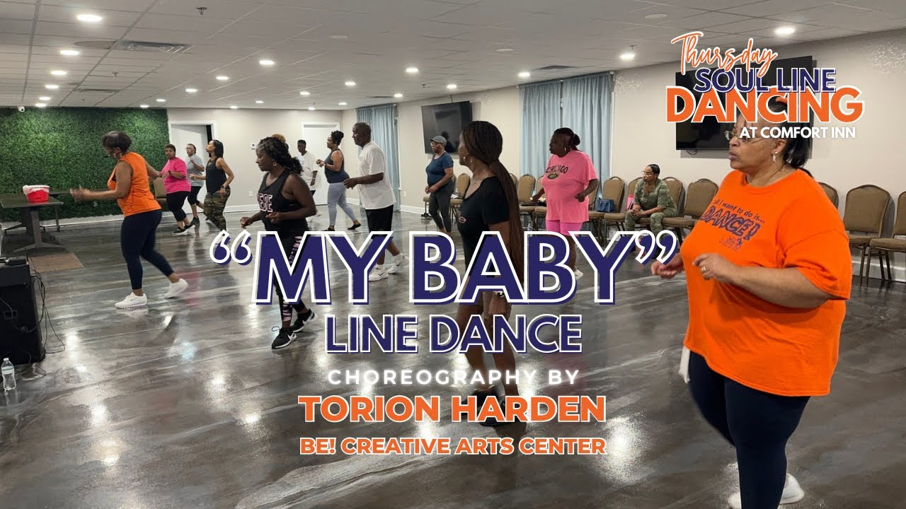MY BABY Line Dance (Guda Mann) | This dance was a hit during this week ...
