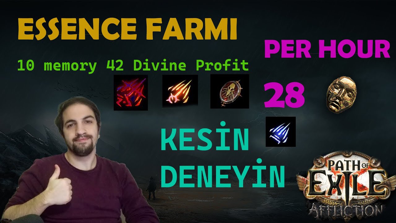 Path of Exile - Essence Memory - 28 Divine per Hour [No MF] [Poe ...