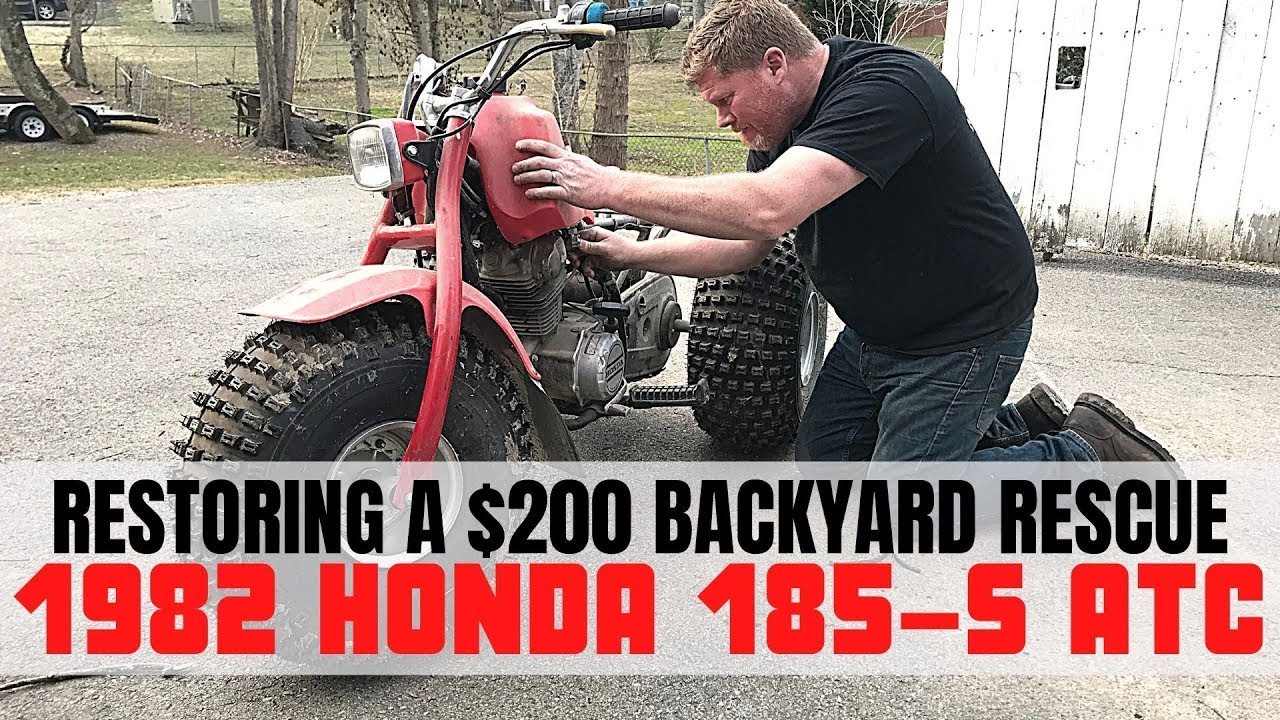 Mopar Connection Rescues & Revives a 1982 Honda 185-S ATC Barn Find ...