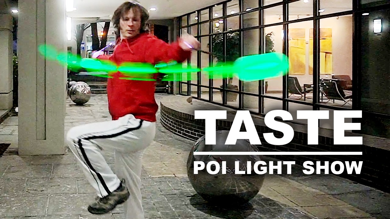 Dynamic Poi Dance Performance – Taste by Sabrina Carpenter - YouTube