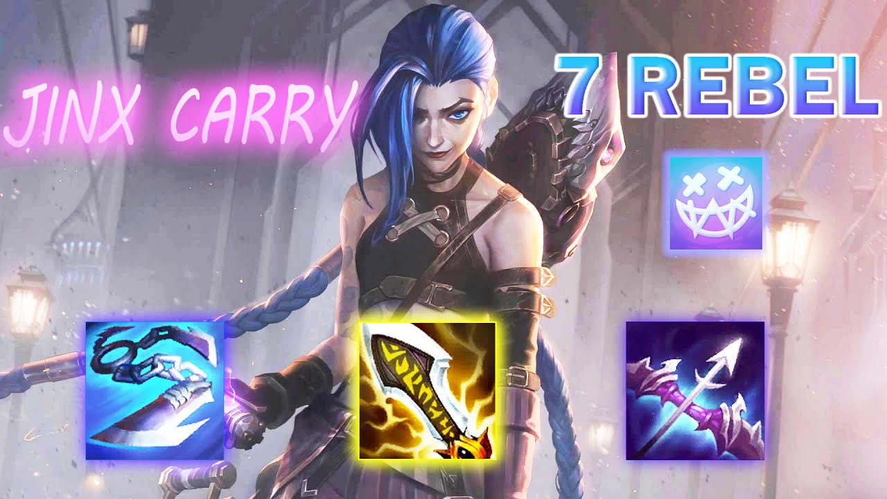 JINX CARRY | 7 REBEL | TFT SET 13 - YouTube