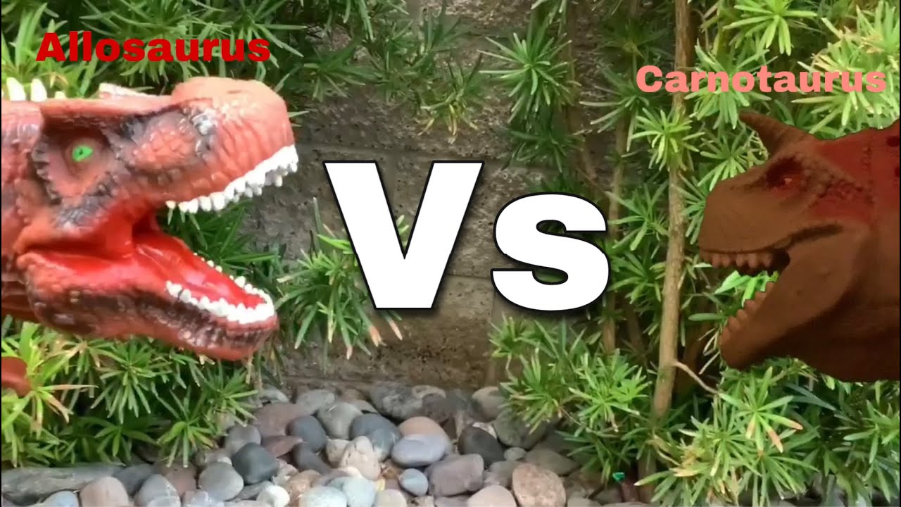 (Series 1 Dino rivals episode 1) Allosaurus vs Carnotaurus - YouTube
