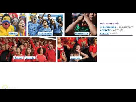 Spanish 2 - Ch. 6A - ¿Viste el partido? Vocabulario - YouTube