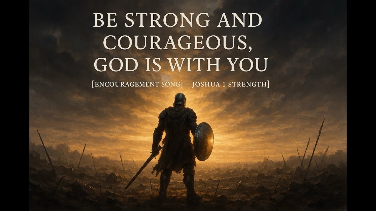 Encouragement Song – Be Strong and Courageous, God Is With You Joshua 1 ...