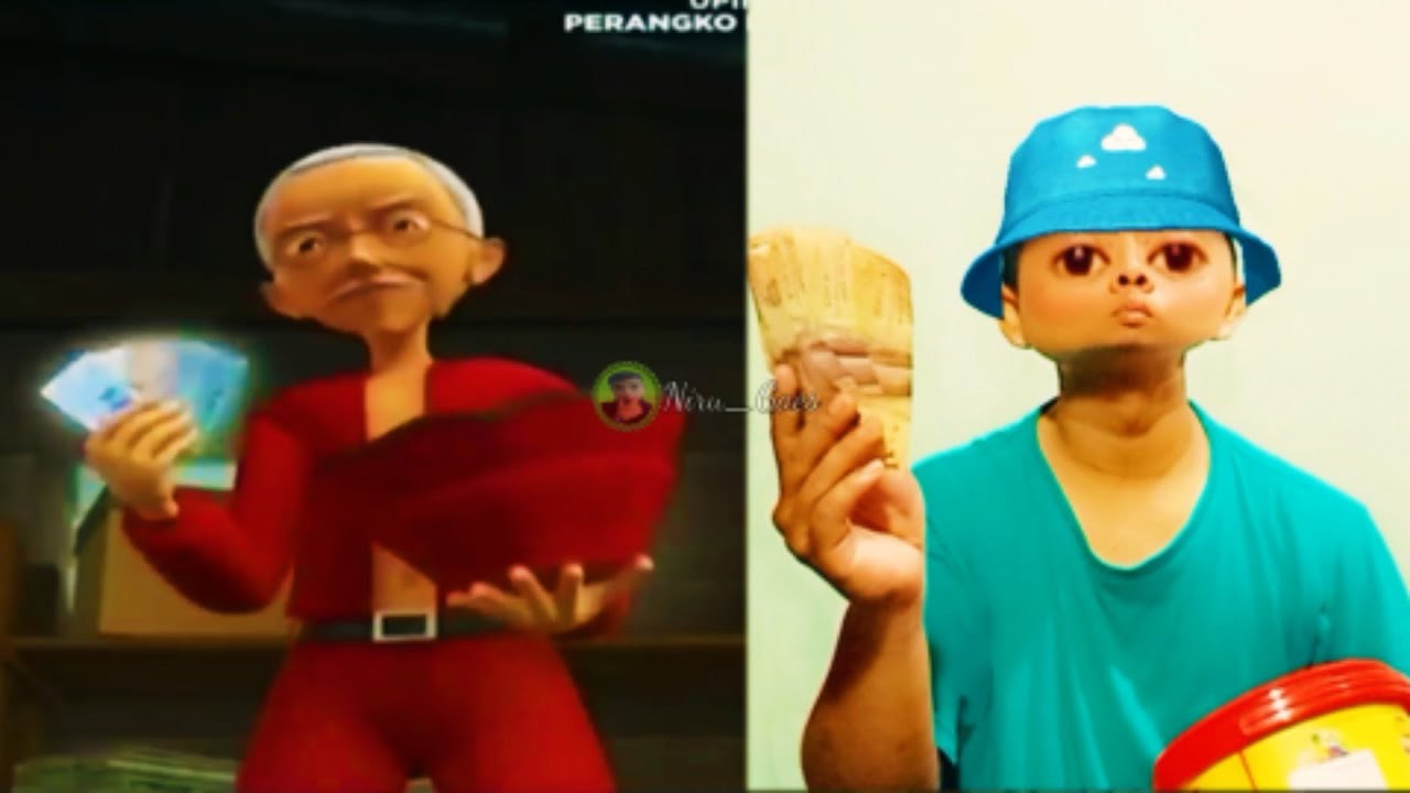Upin Ipin Jual Stamp Ke Uncle Ahtong | Tiru Upin Ipin Terbaru - YouTube