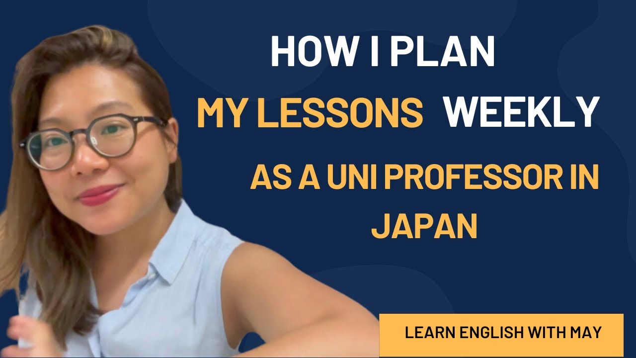 How I plan for 8 classes| Using AI| Working in Japan - YouTube