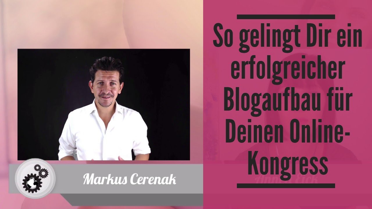 Markus Cerenak Blog Community aufbauen - YouTube