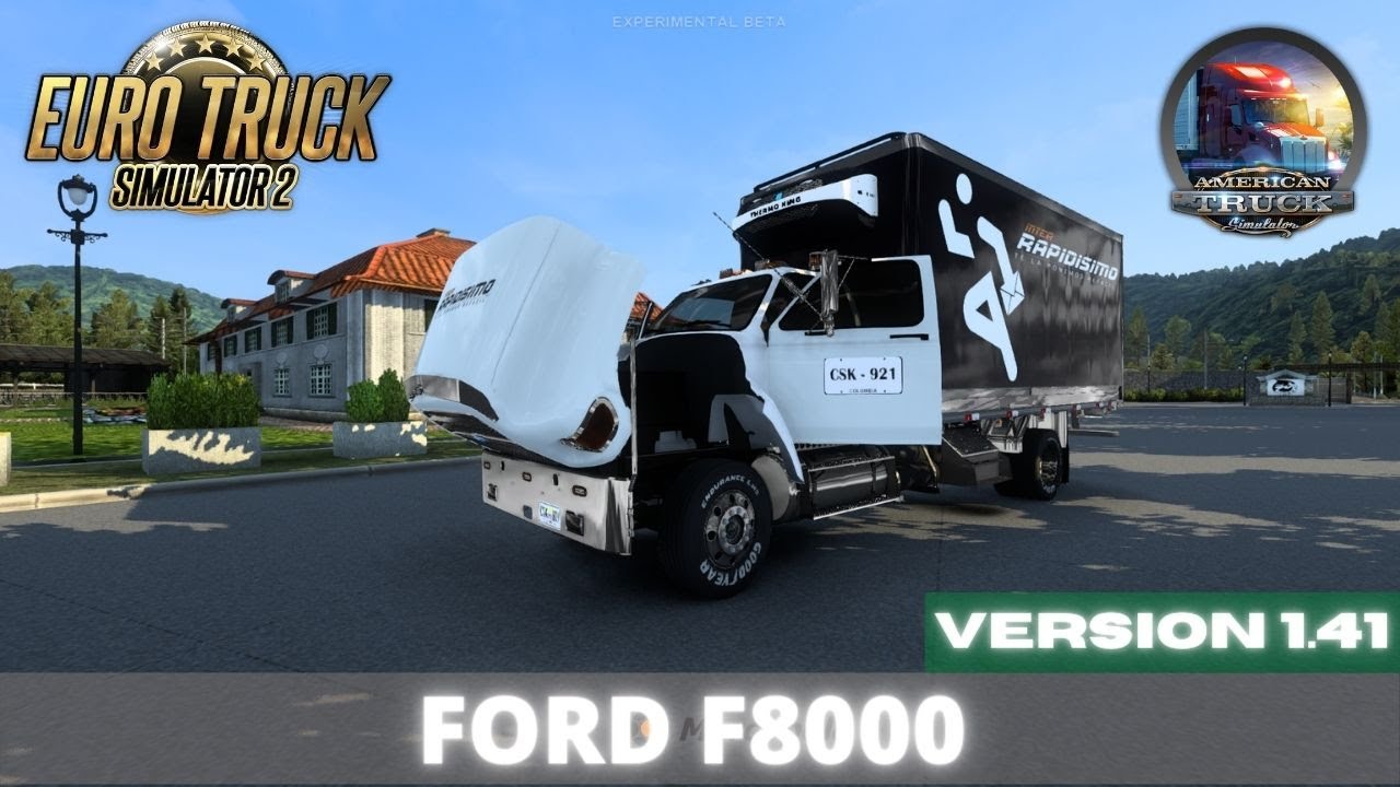 🚌 Ford F8000 ATS and ETS2 1.40/1.41 🔥 by Colombia Skin - YouTube