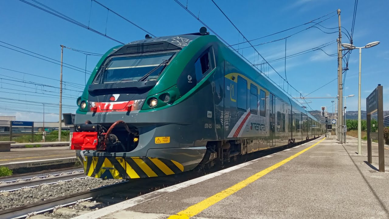 Invio revisione ETR 425.026 di Trenord e altri treni alla stazione di ...