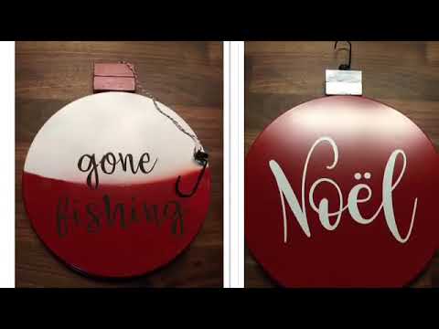 Dollar Tree Fishing Bobber and Christmas Ornament Decor - YouTube
