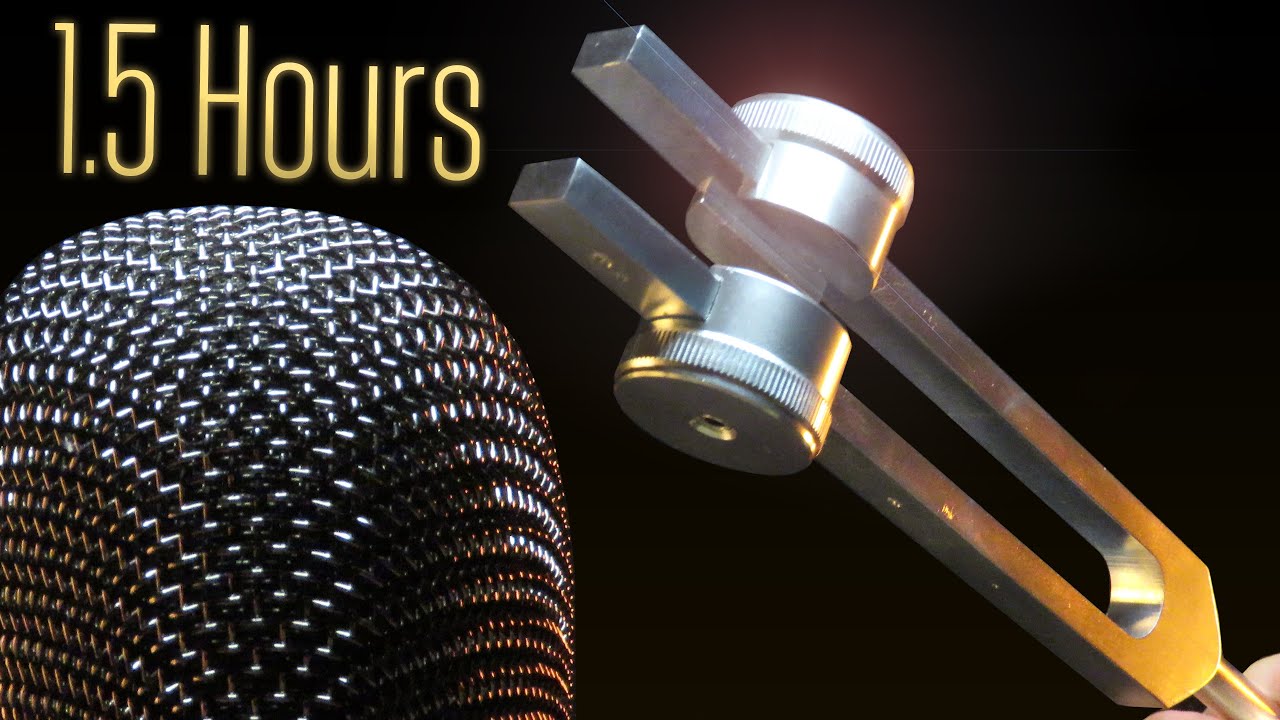 ASMR ULTIMATE TUNING FORK Sleep Session - Relaxing Vibrations for DEEP SLEEP - No Talking - YouTube