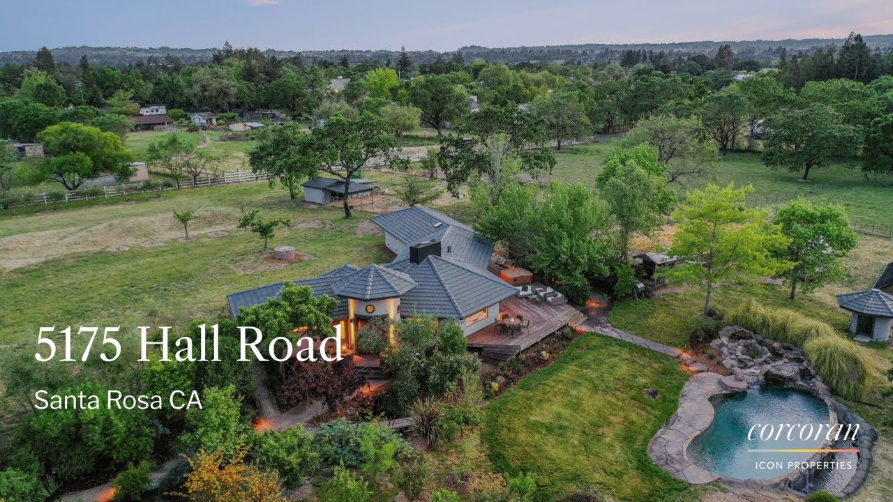 5175 Hall Road ~ Santa Rosa Home for Sale - YouTube