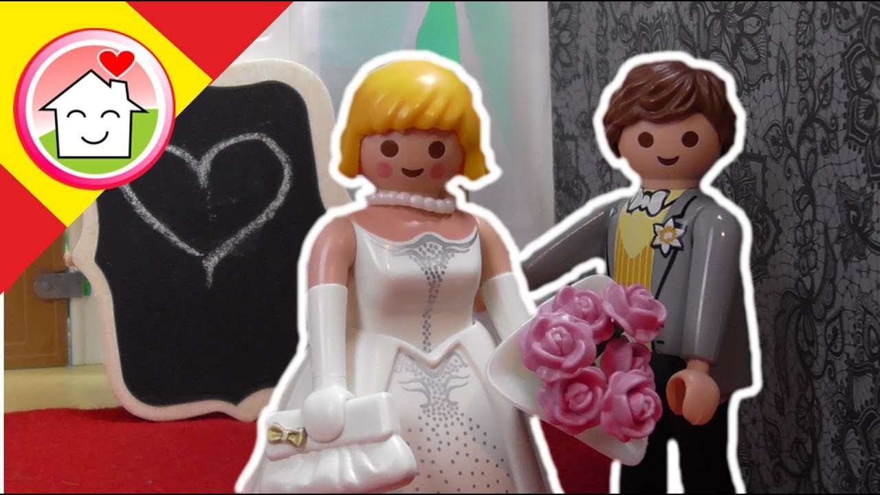 Playmobil en español La Boda de Nicole y Michael - La Familia Hauser - YouTube