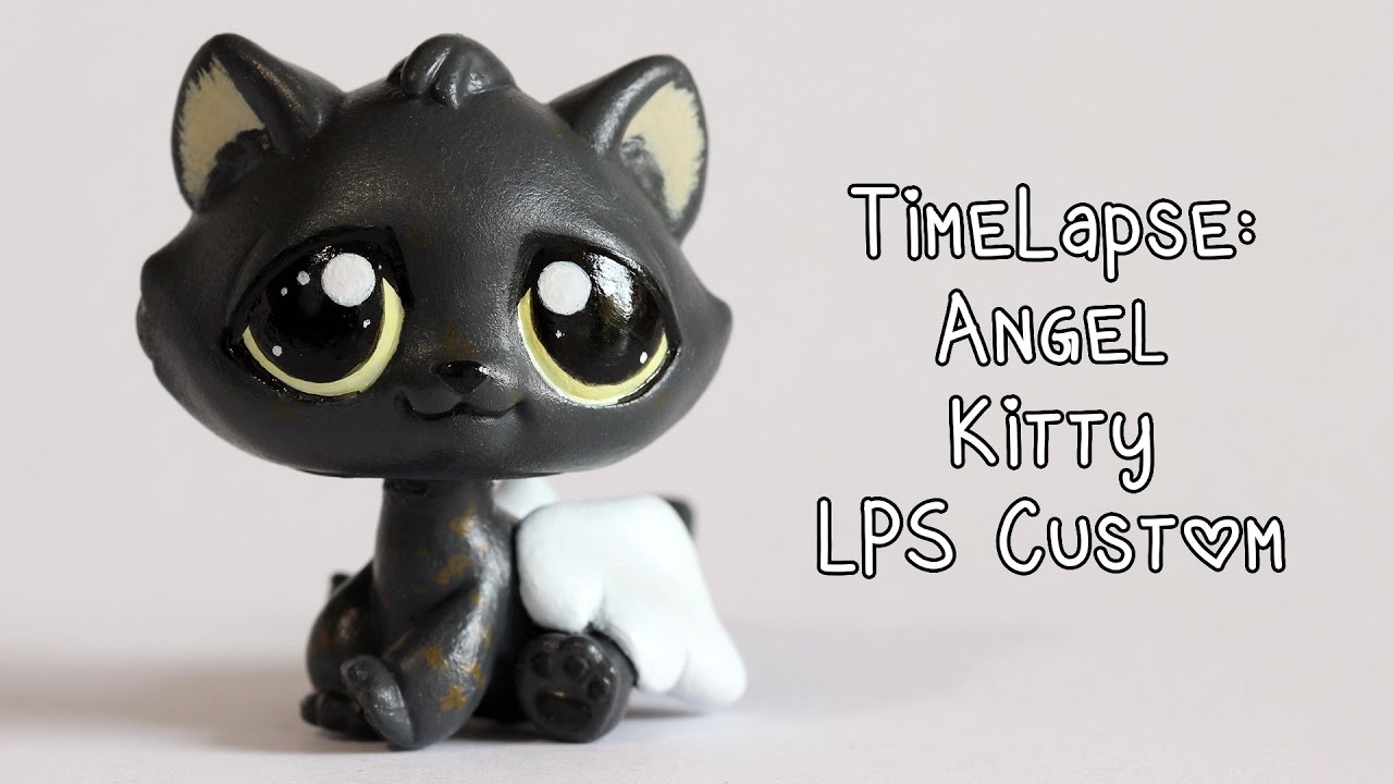 Timelapse: Angel Kitty LPS Custom - YouTube