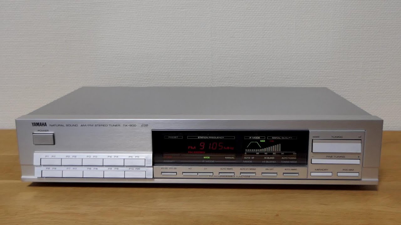 Yamaha TX-900 AM/FM Stereo Tuner - HiFi - YouTube