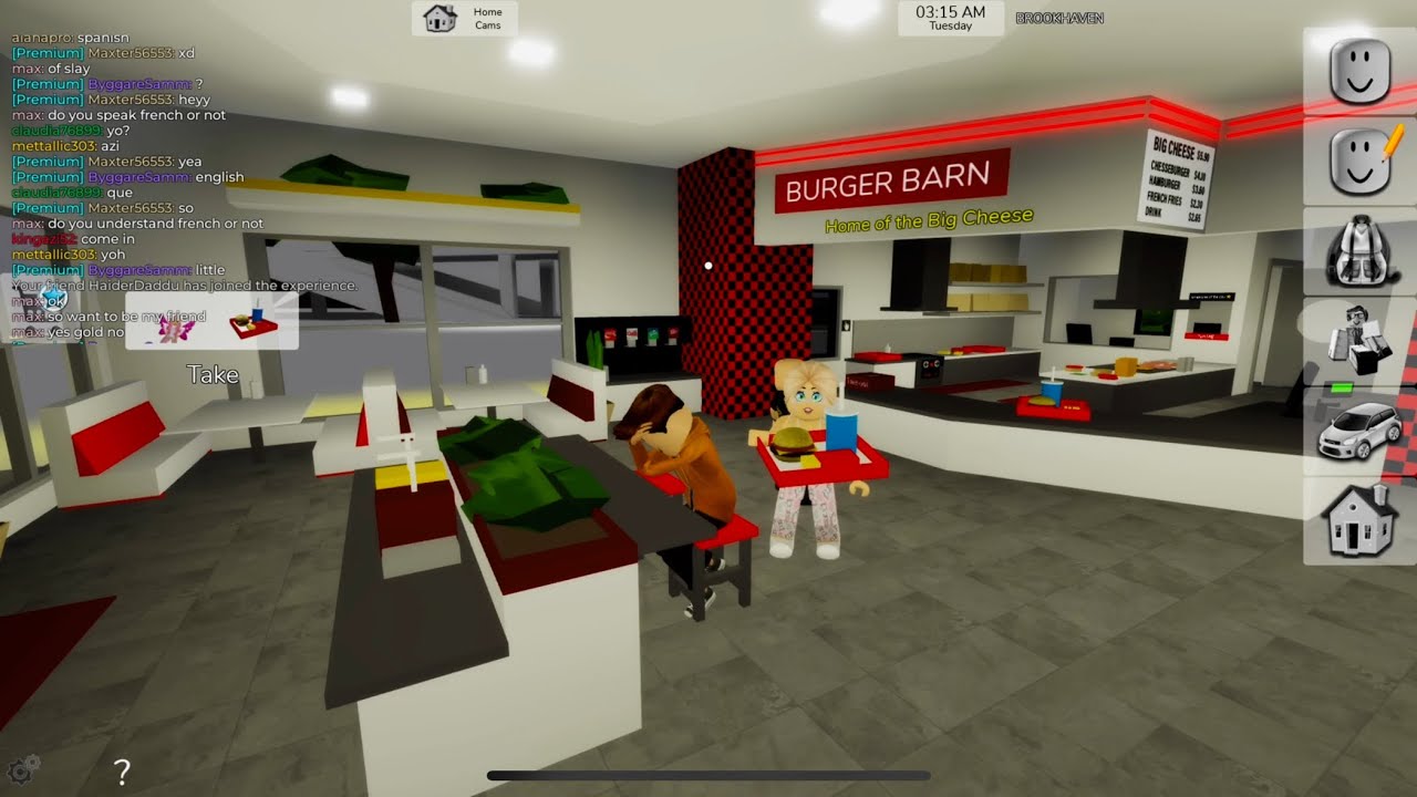 Family Time in Roblox & Yummy Burgers! #roblox - YouTube