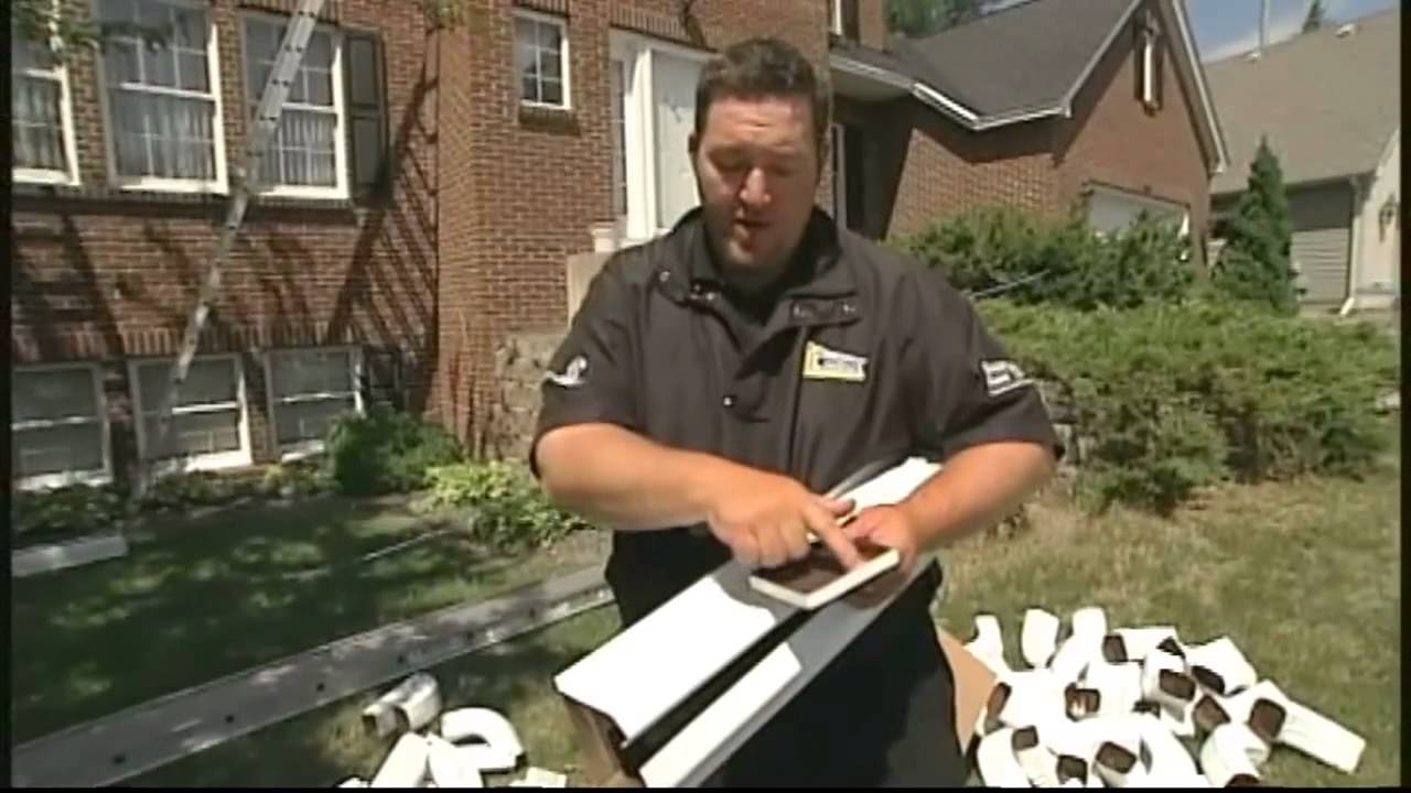 Components of a LeafGuard Gutter System - YouTube