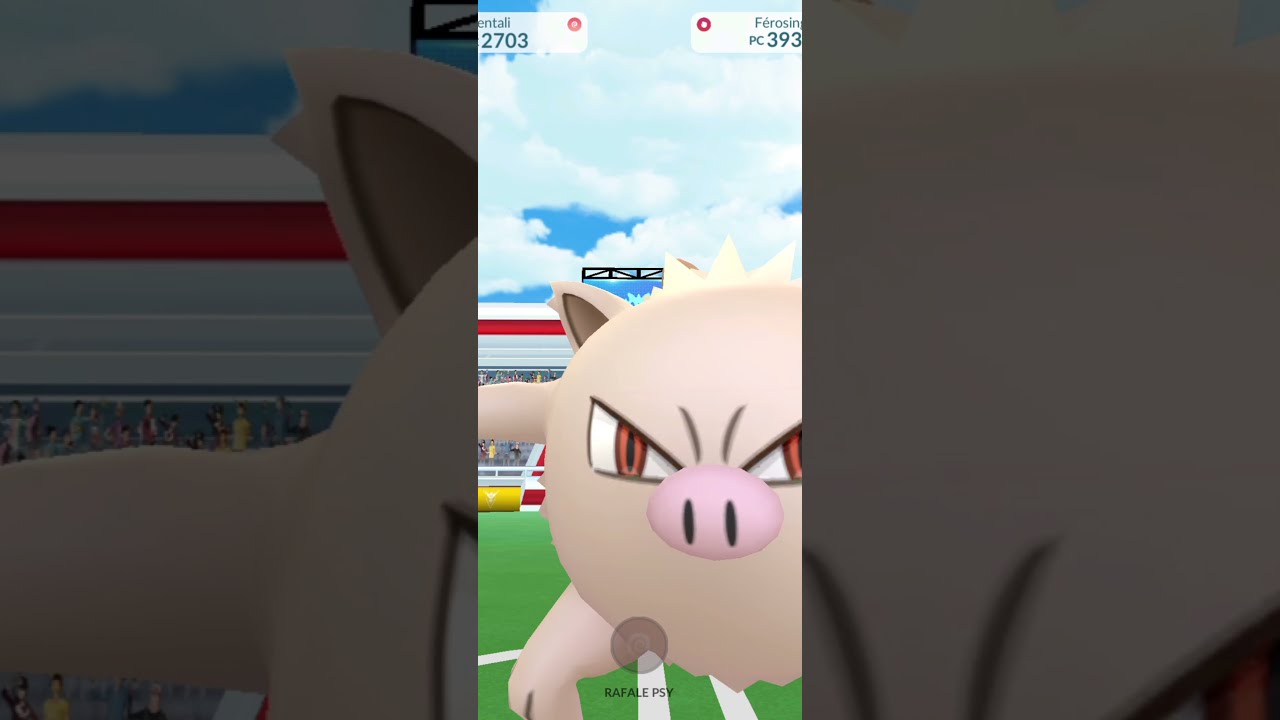 Férosinge Battles Raid 1 étoile évolution Colossinge Pokémon Go - YouTube
