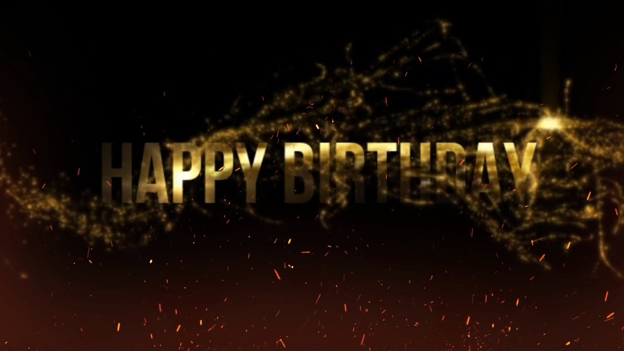 fire Text animation video|fire text happy birthday my dear sister ...