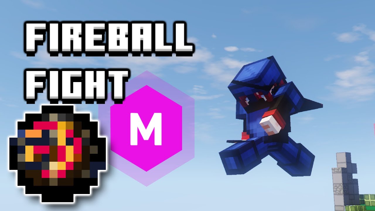 fireball fight on minemen club! - YouTube