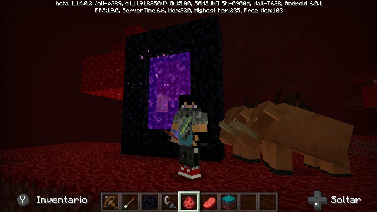 MINECRAFT PE 1.14 NETHER UPDATE ADDON - YouTube