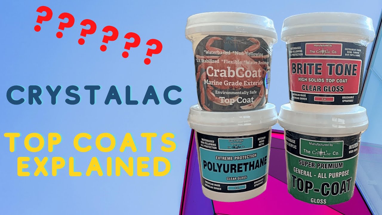 CrystaLac Top Coats Explained! Epoxy Free Alternative Tumblers - YouTube