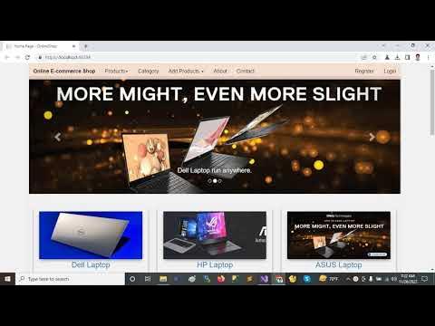 Complete E-Commerce Project Using ASP.Net MVC CORE - YouTube