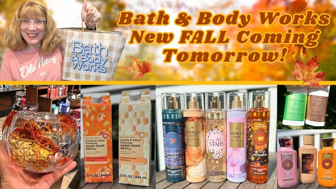 Bath & Body Works New Fall Coming Tomorrow! - YouTube
