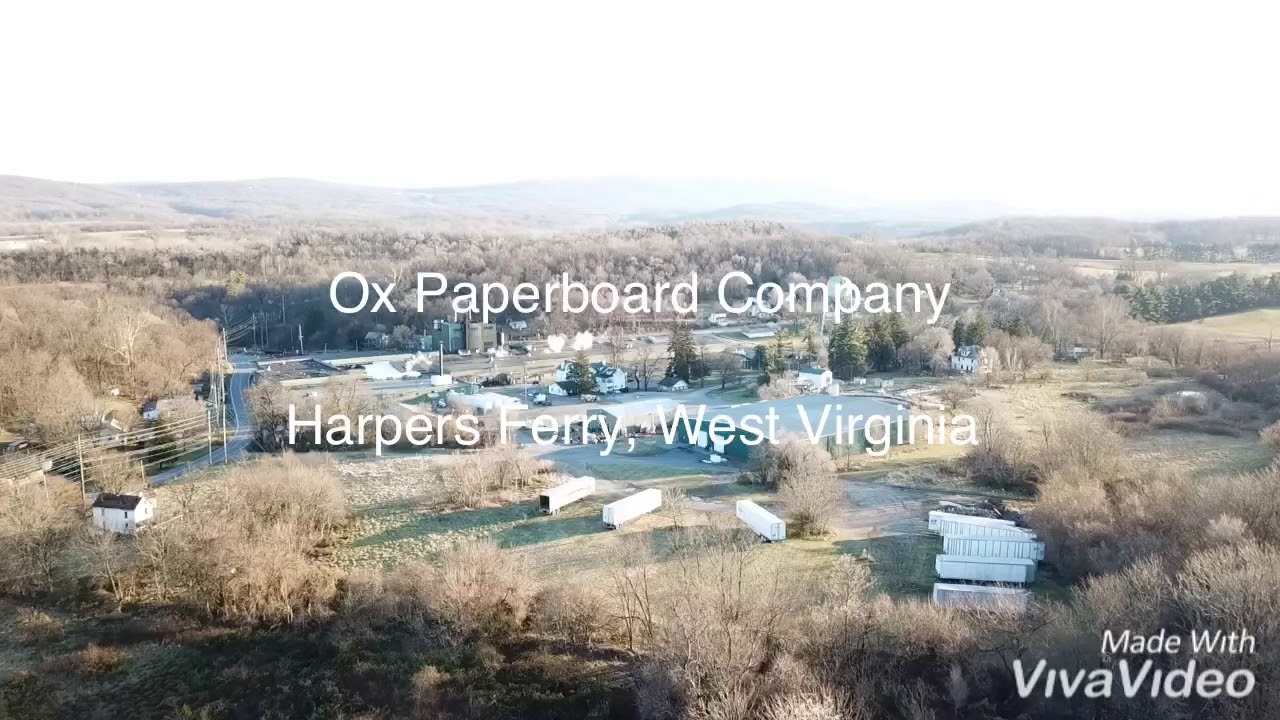 Ox Paperboard Company - Harpers Ferry, WV by Drone - YouTube