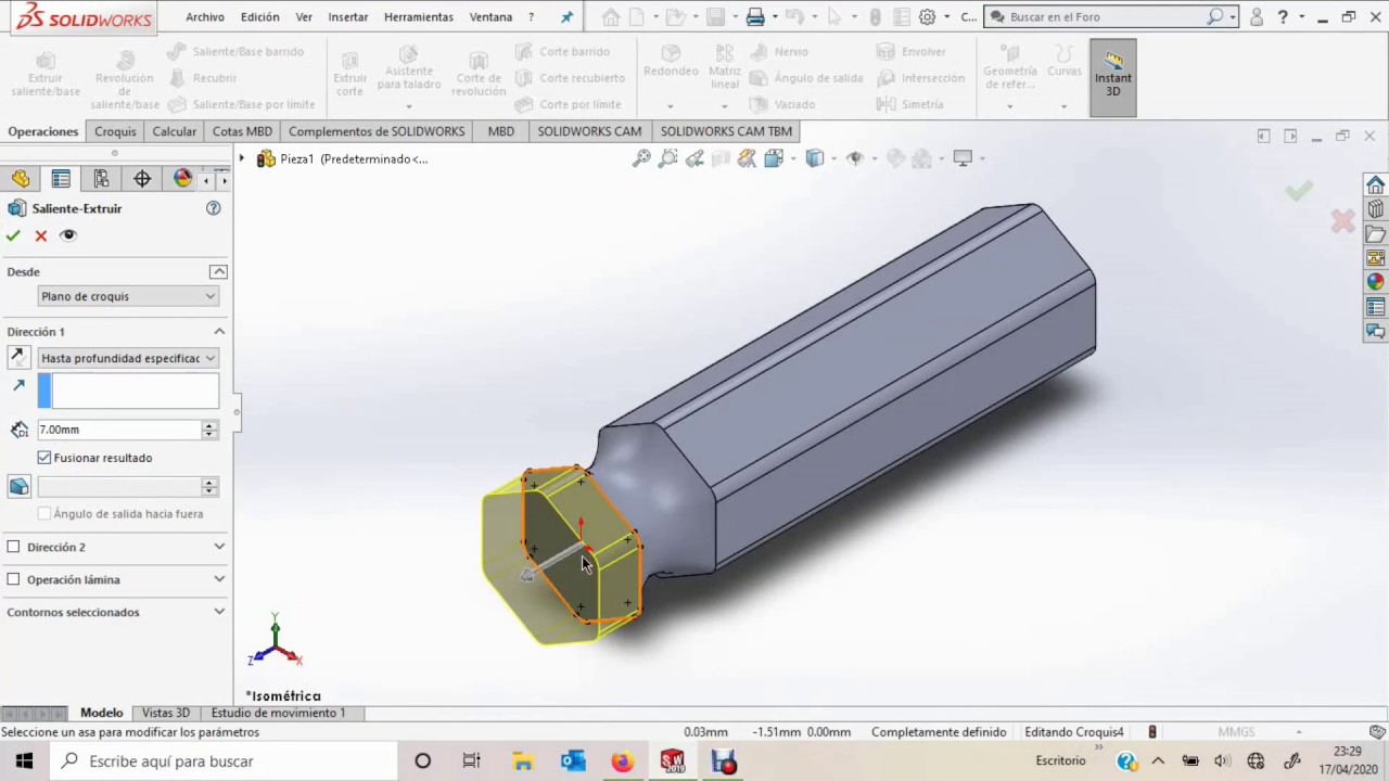 Solidworks Básico - Desarmador de Cruz - YouTube