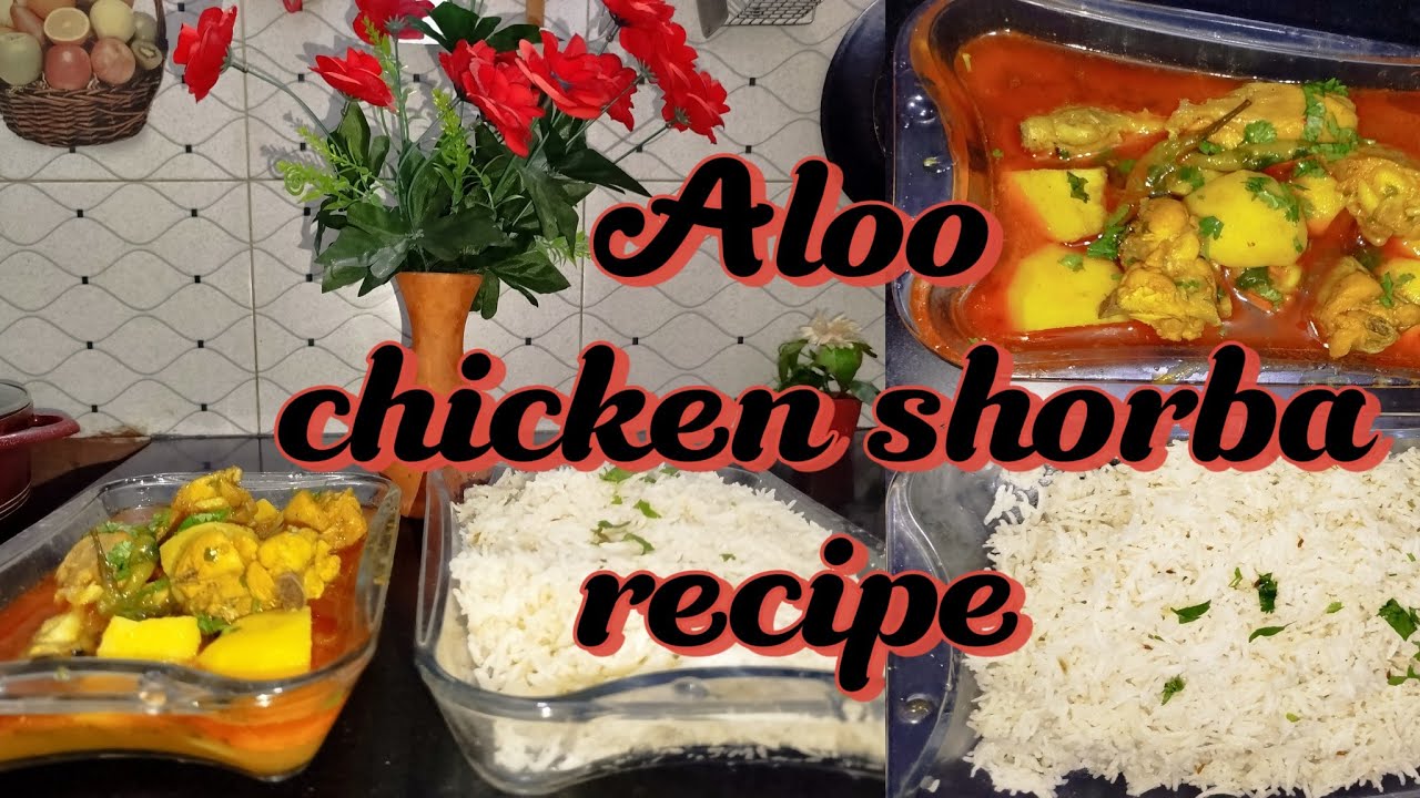 Aloo chicken shorba recipe by Punjabi khana official |tasty and easy ...
