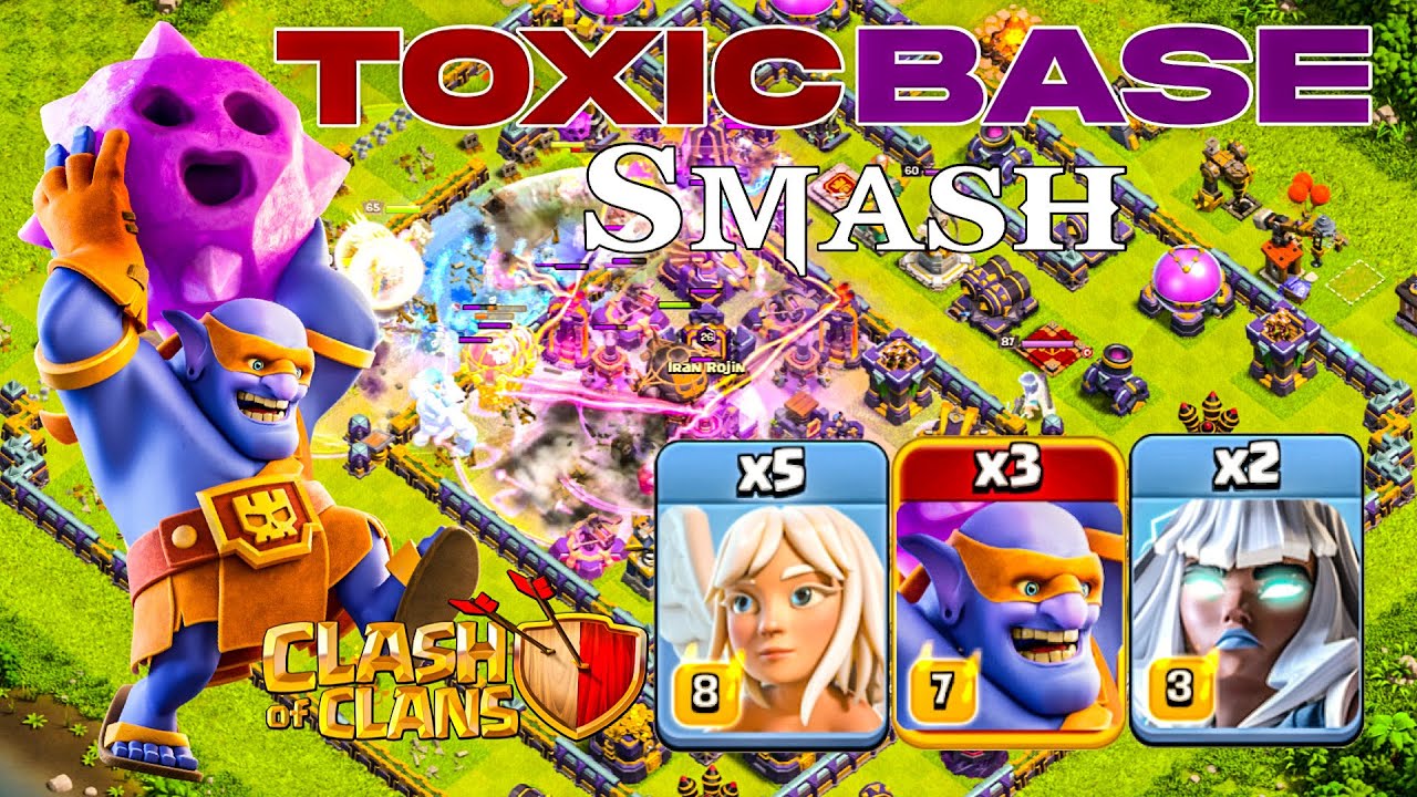 TH15 Super Bowler and Electro Titan Smash: Wrecking Toxic Legend League ...