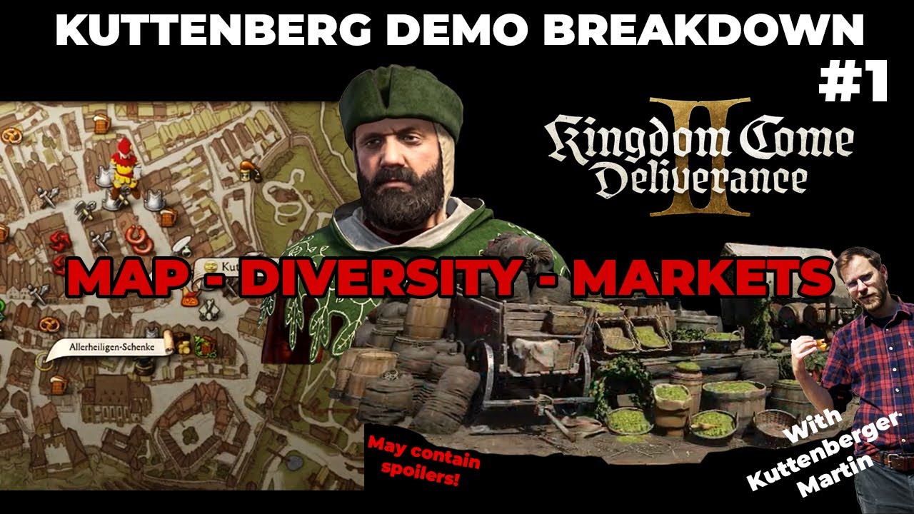 KCD2 - Kuttenberg demo breakdown - part one - map, diversity, markets ...