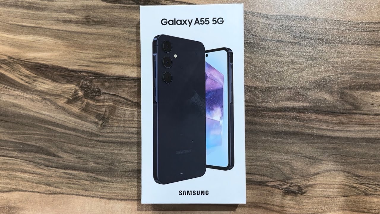 Samsung Galaxy A55 5G Unboxing & Setup for the first time - YouTube