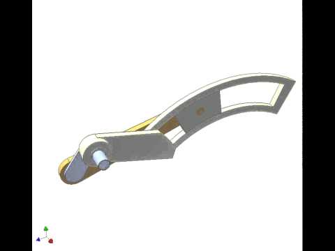 4-bar linkage mechanism - YouTube