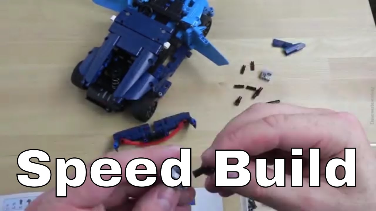 Speed Build: CaDA C51053W Blue Sports Car • Ferngesteuertes RC Modell ...