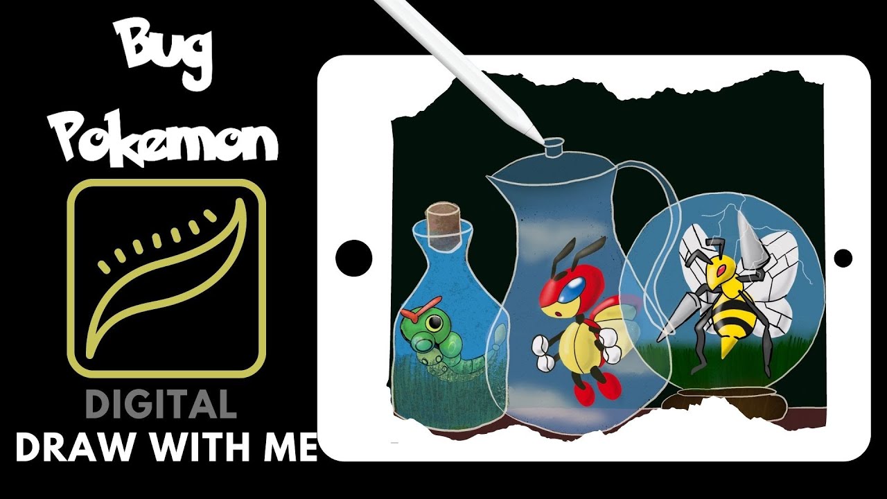 Bug Pokemon- Draw with Me - YouTube