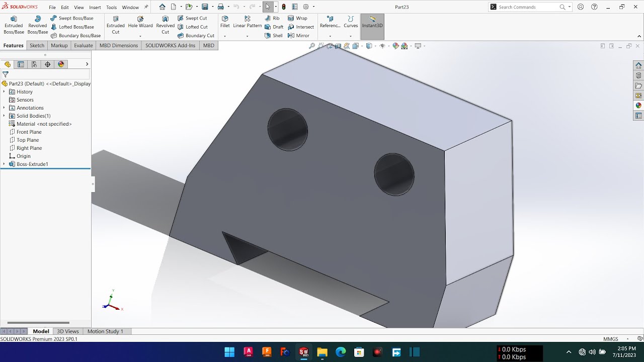 Ex 20 || solidworks || chapter 1 - YouTube