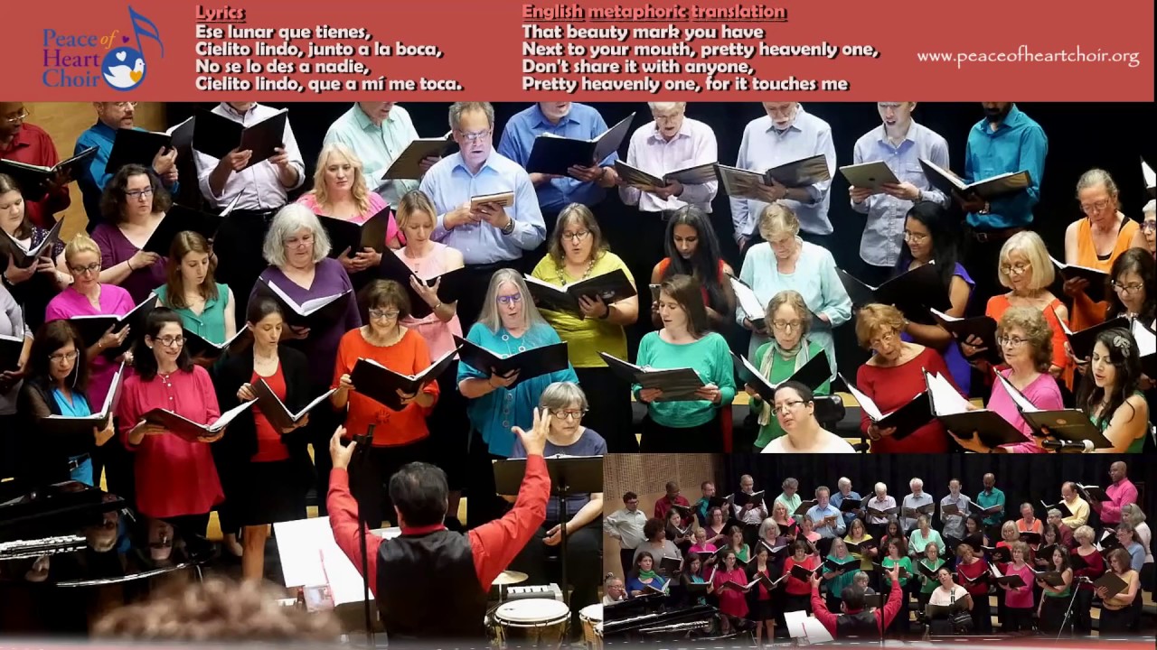 Cielito Lindo (w/Spanish & English lyrics) by Peace of Heart Choir ...