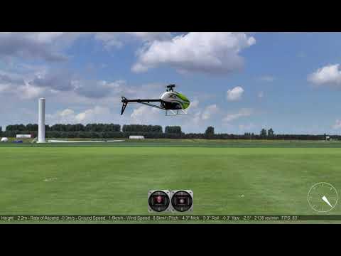 HELI-X RC-Heli Simulator v10.1.2565 Gaui-X3 on Intel-N100-miniPC - YouTube
