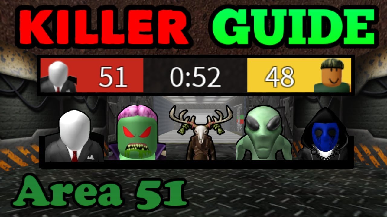 How to WIN As Killers - Roblox Area 51 Killer Mode TIPS - YouTube