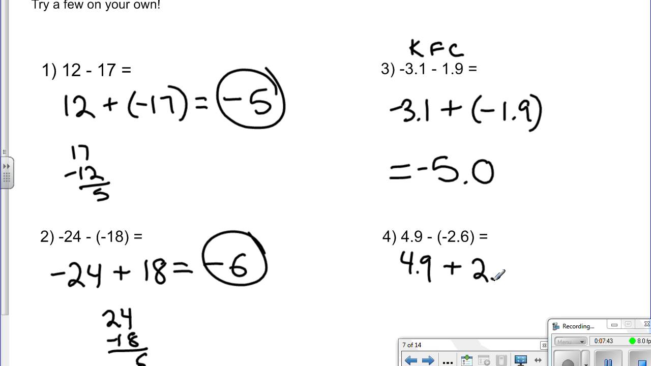 1 5 And 1 6 Adding Subtracting Multiplying And Dividing Real Numbers 1 5 And 1 6 Adding Subtracting Multiplying And Dividing Real Numbers