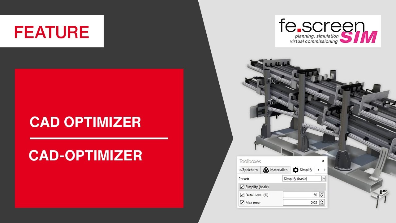 fe.screen-sim V4: Der CAD-Optimizer - YouTube