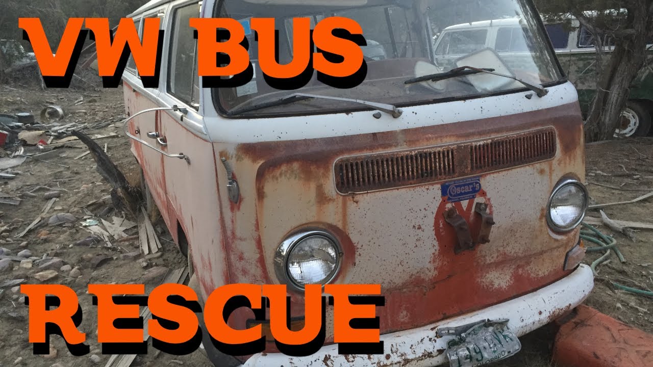 1971 VW Bus Rescued for engine swap - YouTube