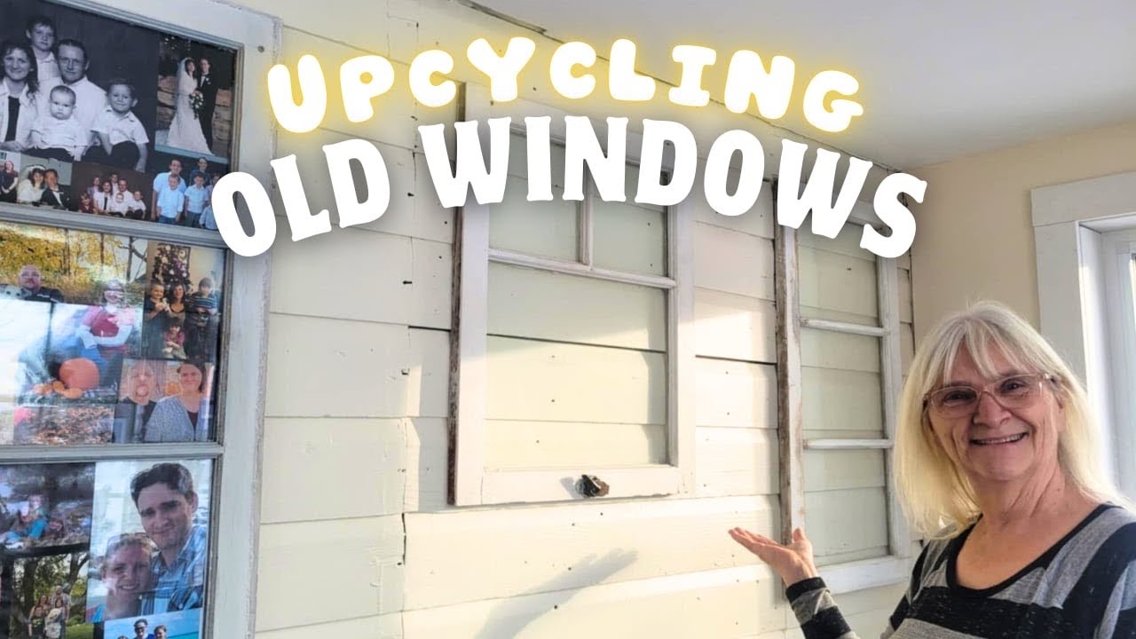How to Reuse Old Windows | Cottage Decor - YouTube