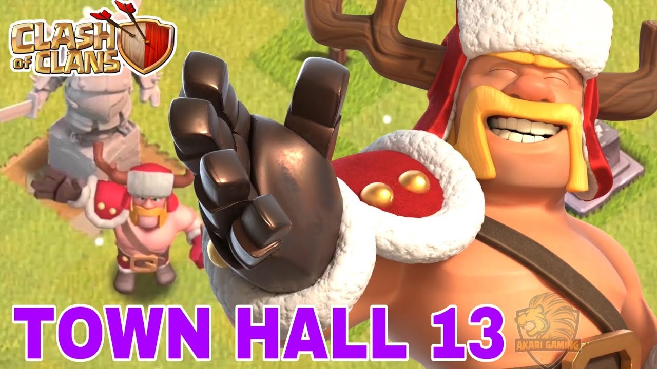NEW JOLLY KING - UPDATE TOWN HALL 13 CẤP ĐỘ TƯỚNG MỚI, LÍNH MỚI Clash ...