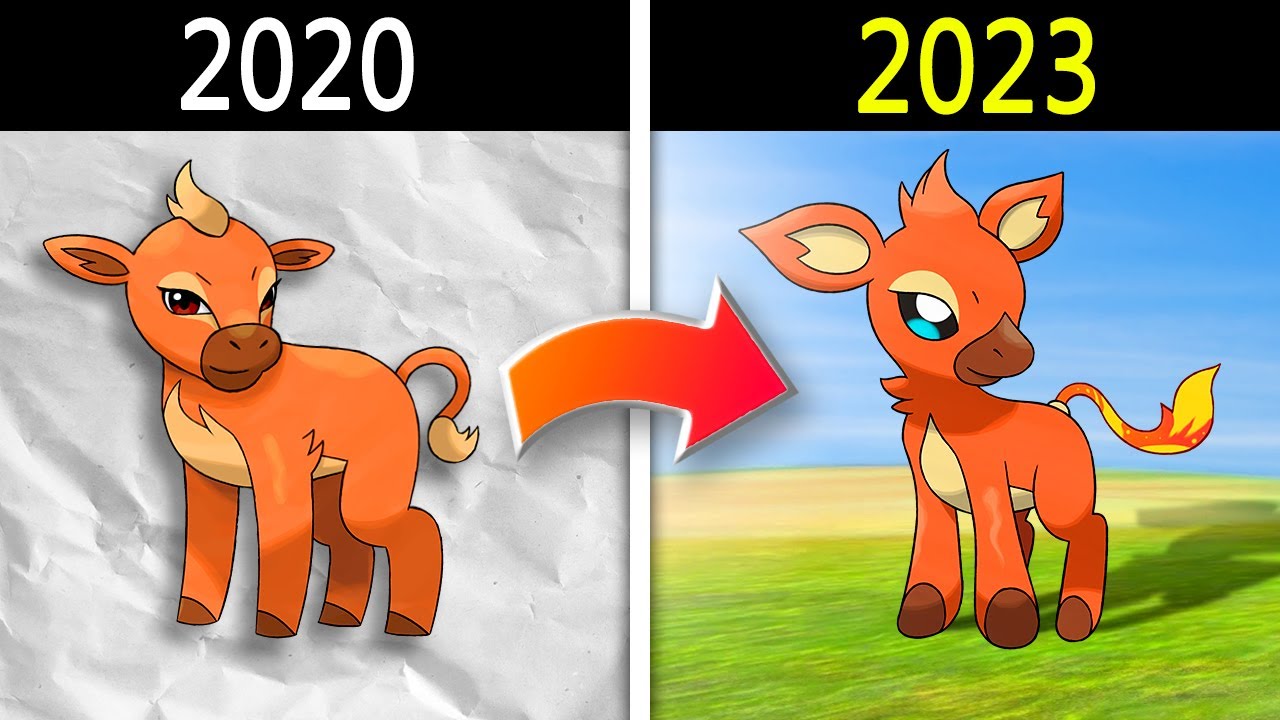 I Redesigned My Old Pokemon - YouTube